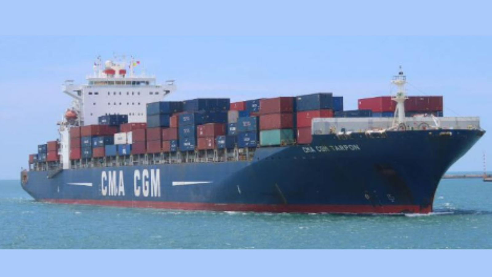 Nave CMA CGM del nuevo Servicio ACSA 5 recala en San Antonio >
